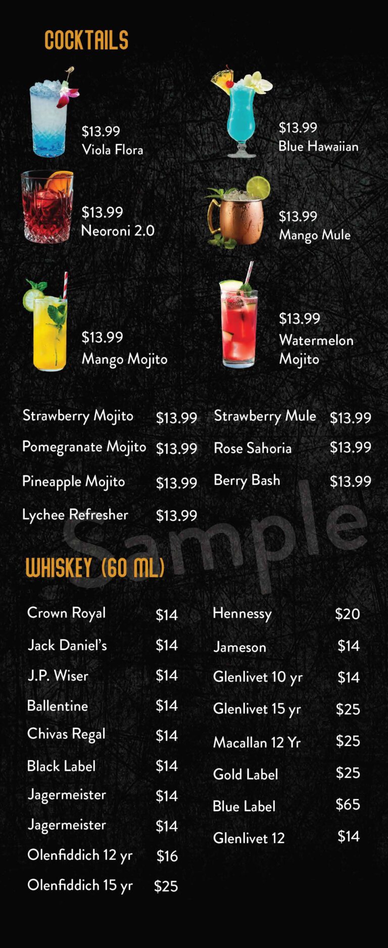 Menu – The Indian Lounge